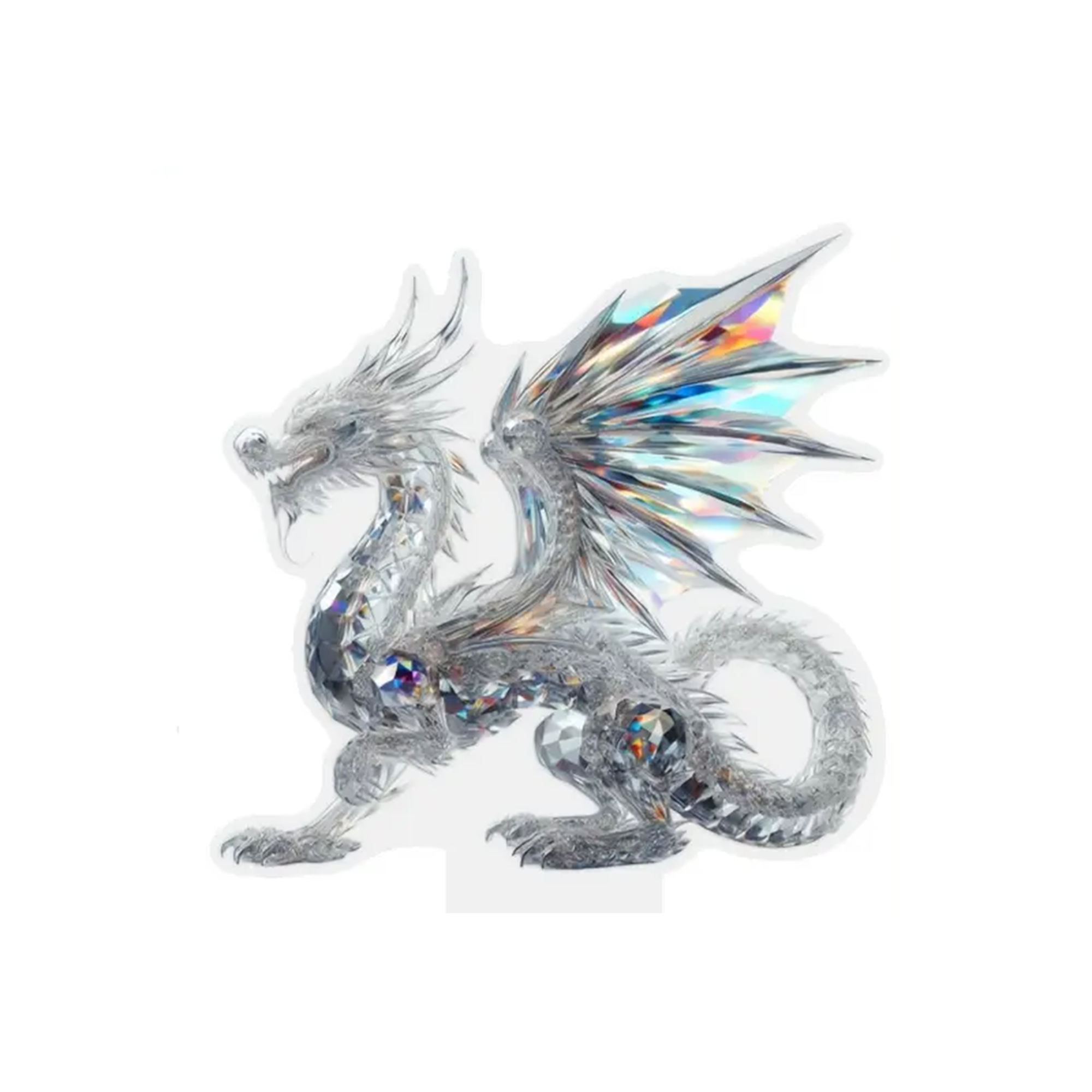 Gupgi Bohemian Dragon Decorations 2D Flat Acrylic Table Top Decor ...