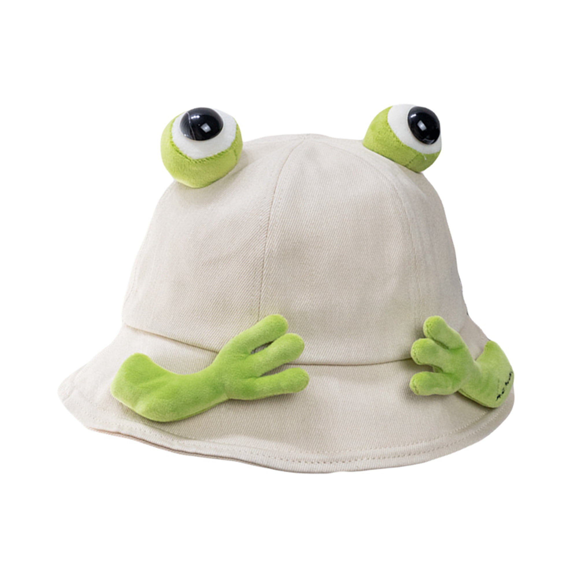 Gupgi Women Cartoon Frog Bucket Hat Eyes Fisherman Hat Spring Summer ...