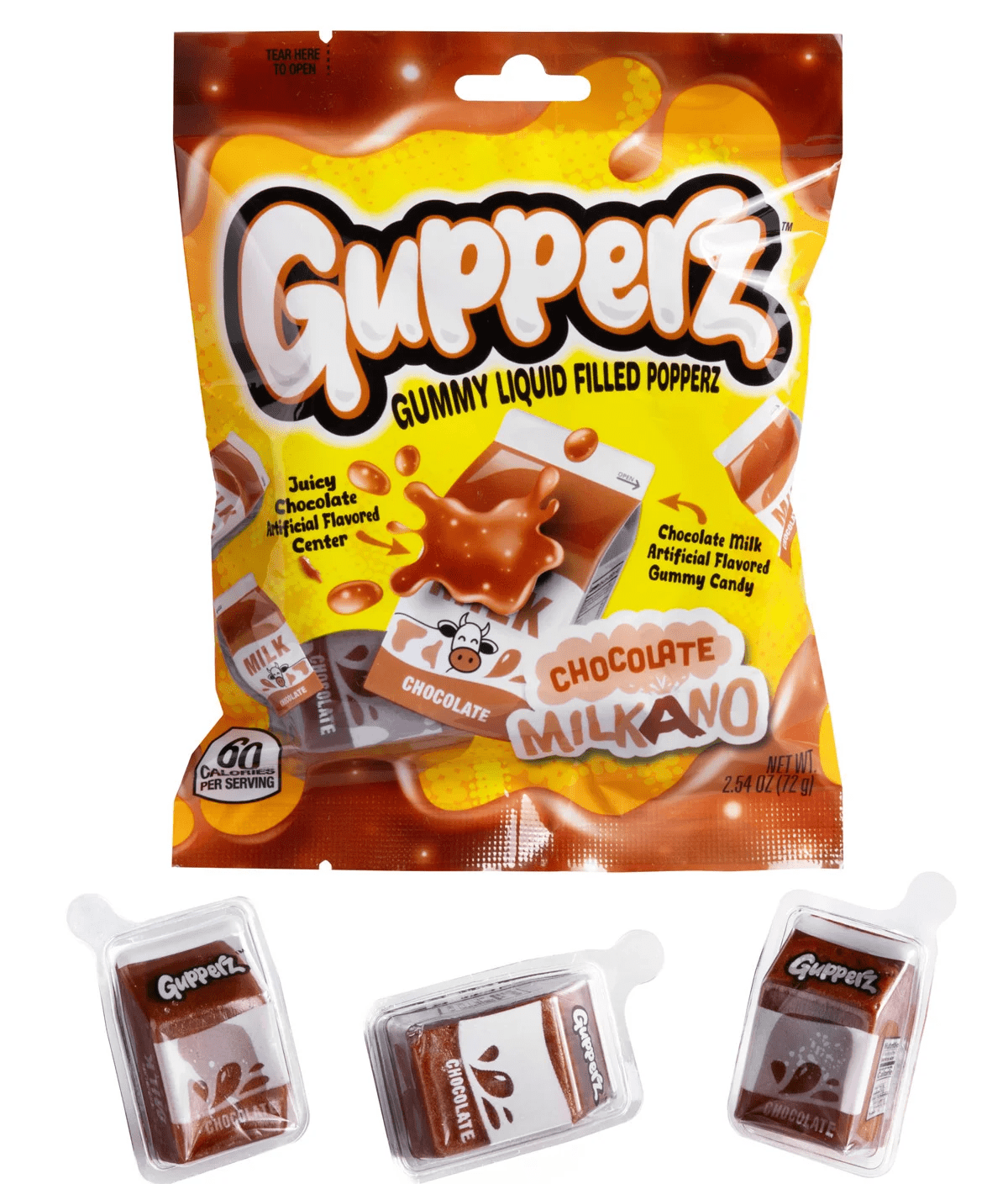 Gupperz Gummy Liquid Filled Poppers – Sweet & Juicy Candy with a Burst ...