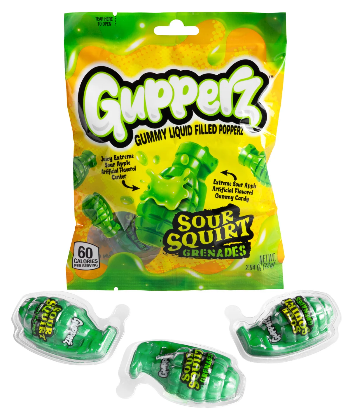 Gupperz Gummy Liquid Filled Poppers – Sweet & Juicy Candy with a Burst ...