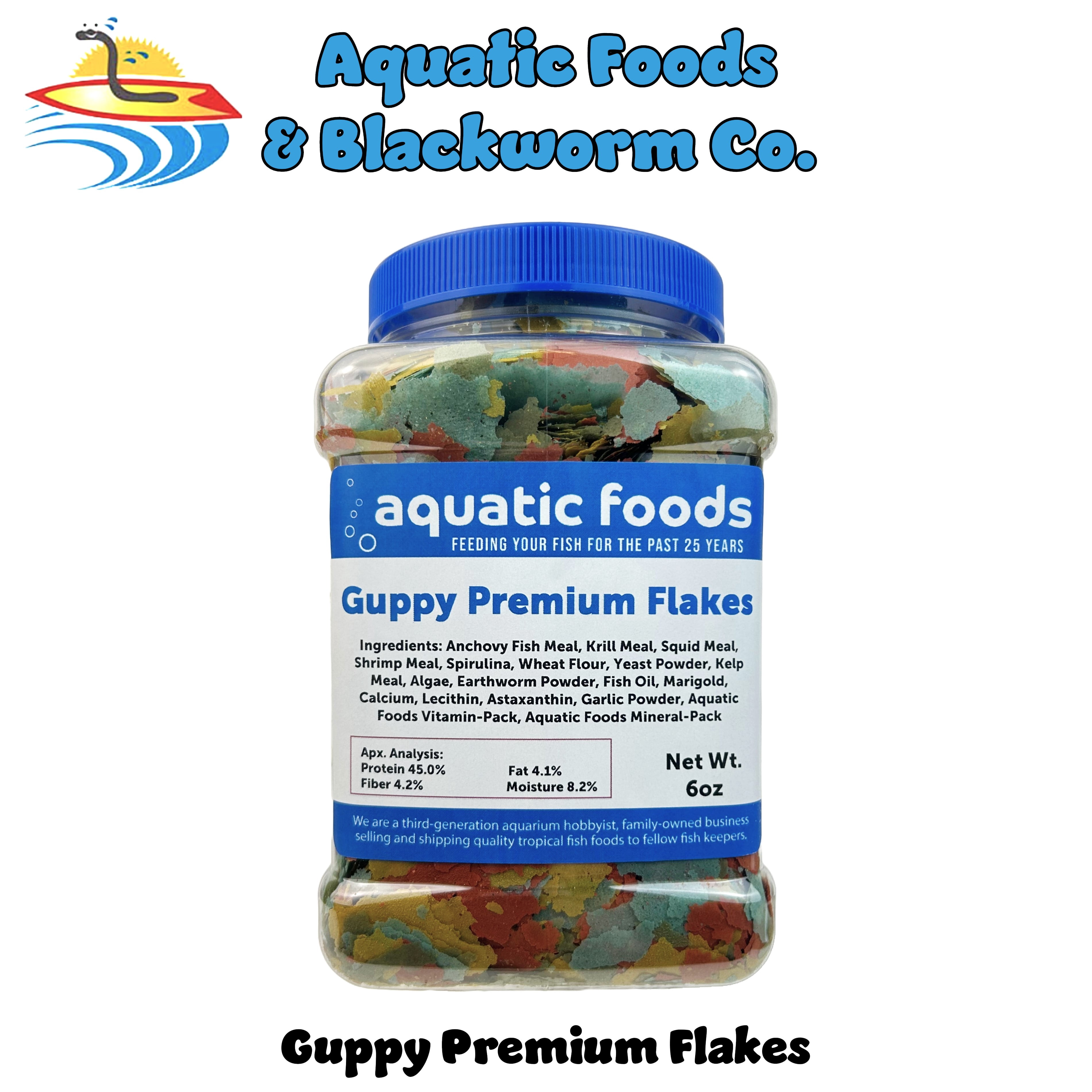 AFI Guppy Fish Food Flakes, 2oz Small Jar - Walmart.com