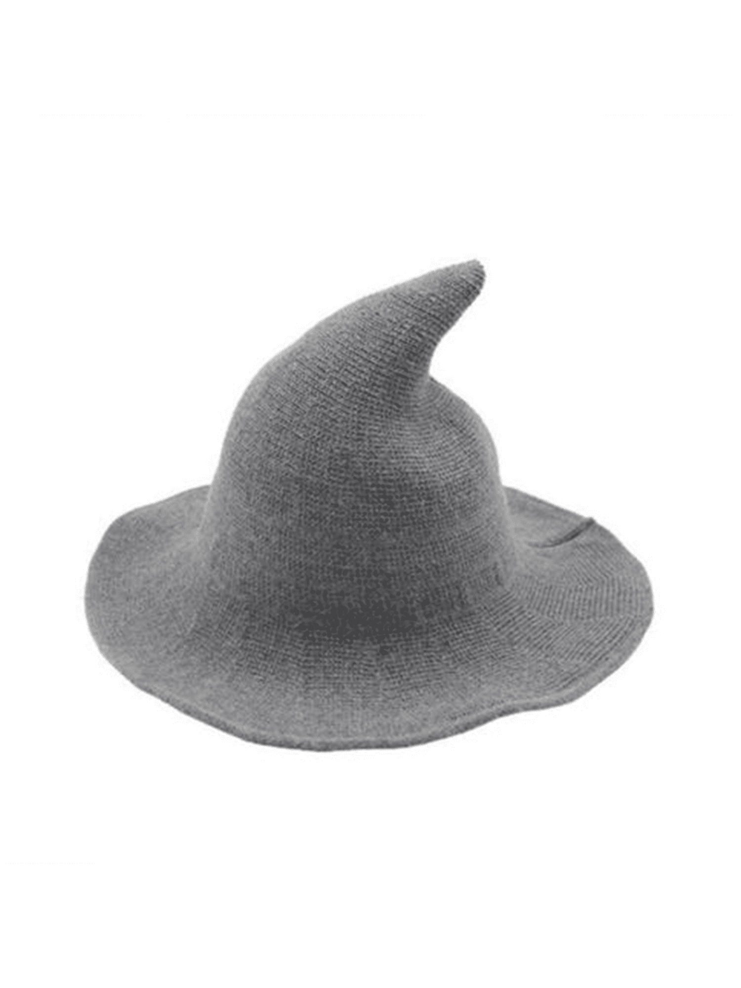 Gureui Women Wizard Hat Fancy Dress Ball Knitted Soft Wide Brim Spire ...