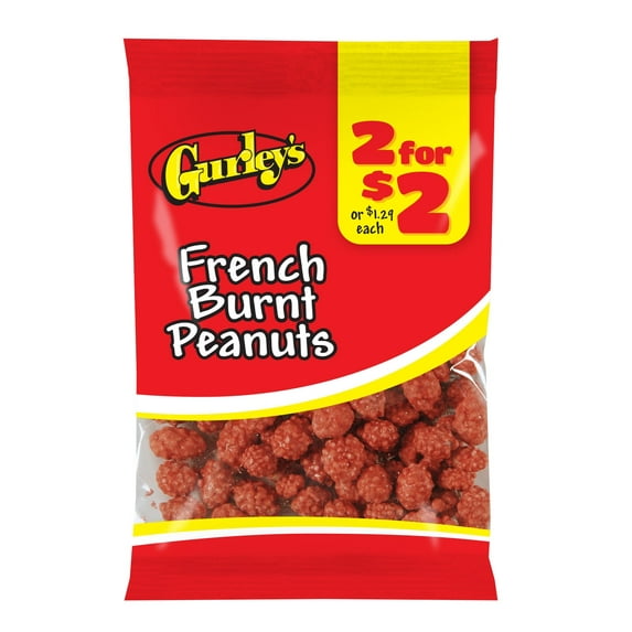 Gurley's Crunchy Candy-Coated Peanuts, Burnt Peanut Flavor, Snack Size ...