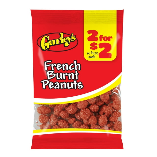 Gurley's Crunchy Candy-Coated Peanuts, Burnt Peanut Flavor, Snack Size ...