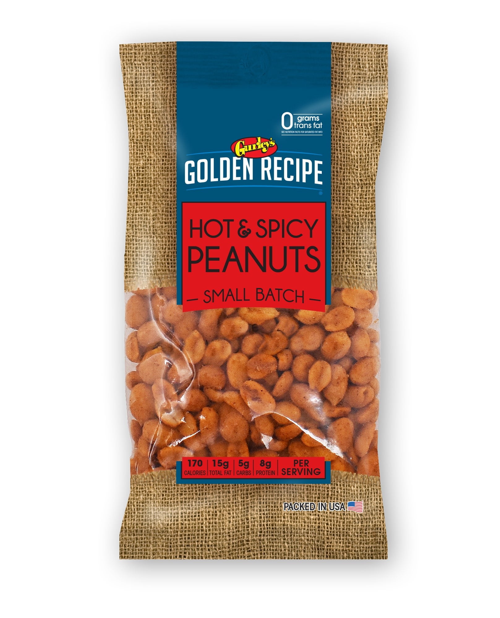 Gurley's Golden Recipe Hot & Spicy Peanuts, Fiery Flavor, 6 oz - Walmart.com