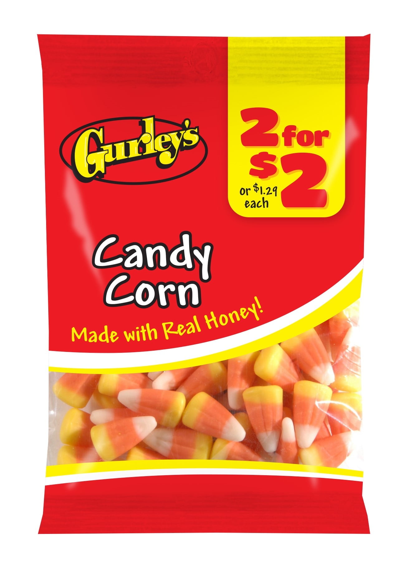 Gurley's Traditional Tri-Colored Candy Corn, Classic Halloween Treat ...