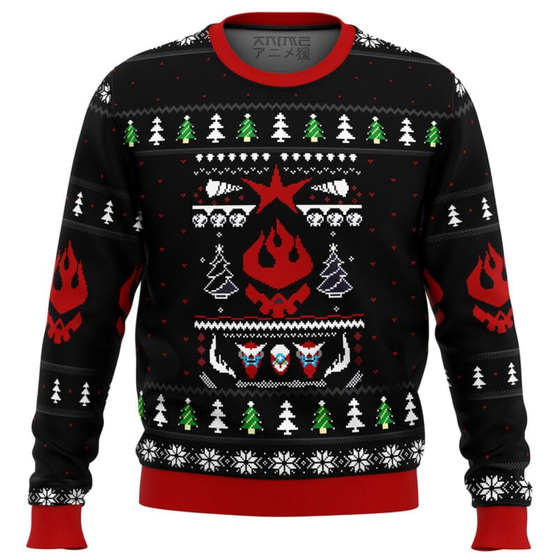 Gurren Lagann Logo Ugly Christmas Sweater - Walmart.com