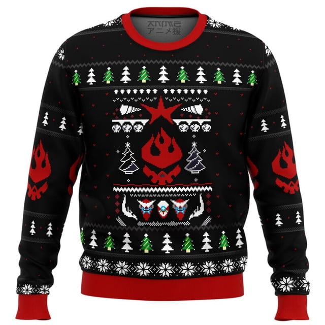 Gurren Lagann Logo Ugly Christmas Sweater - Walmart.com