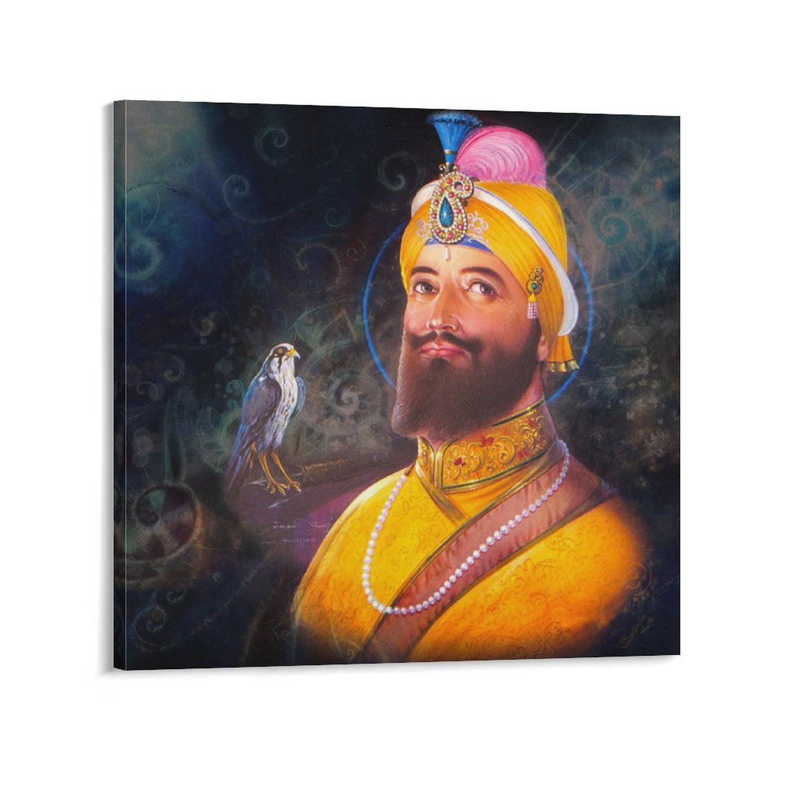 Guru Gobind Singh Art Posters Art Poster Canvas Painting Decor Wall ...