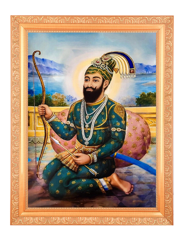Guru Gobind Singh Ji Vintage Design Hazur Sahib Nanded Digital Print ...