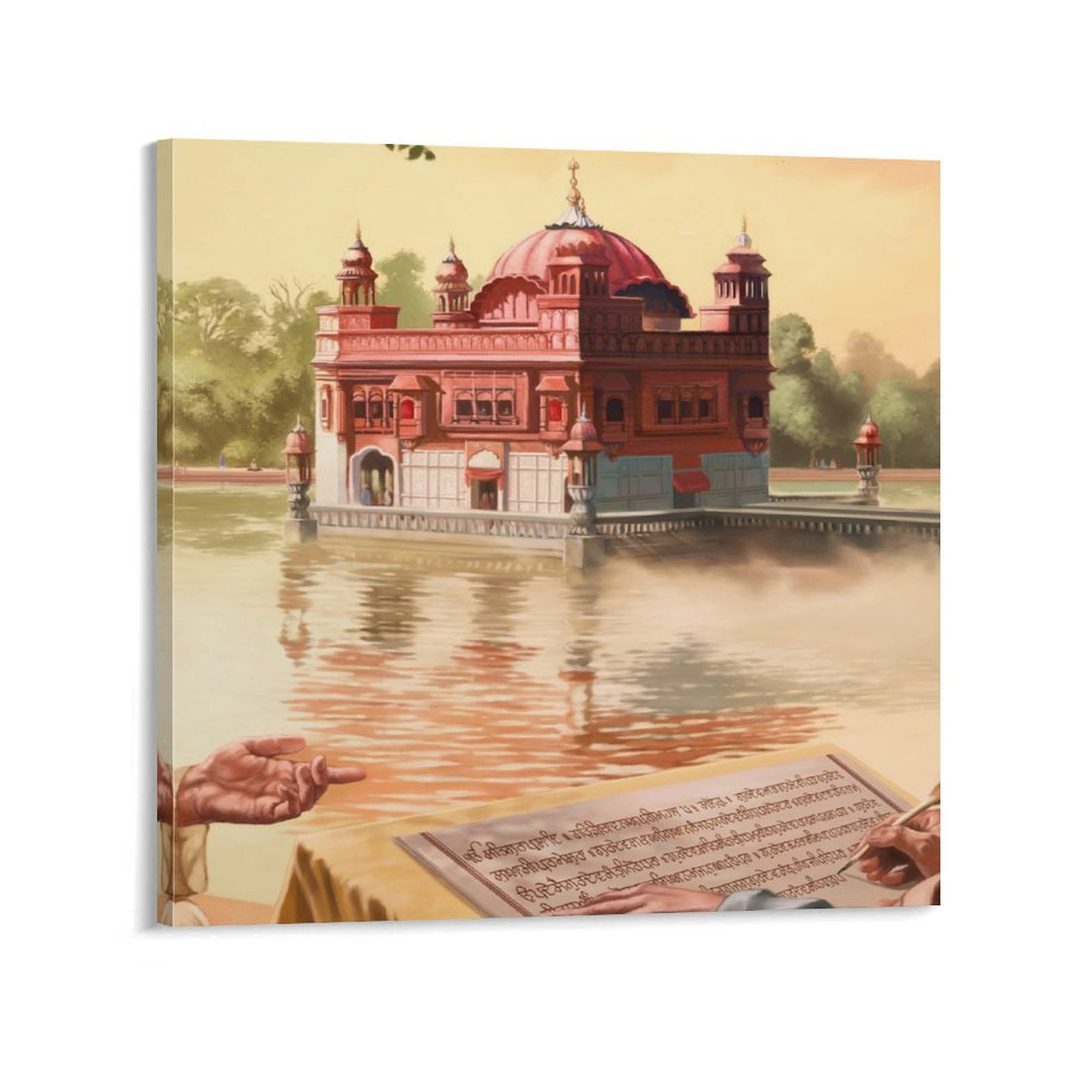 Guru Granth Sahib Ji Picture Print Canvas Poster Wall Paint Art Posters ...