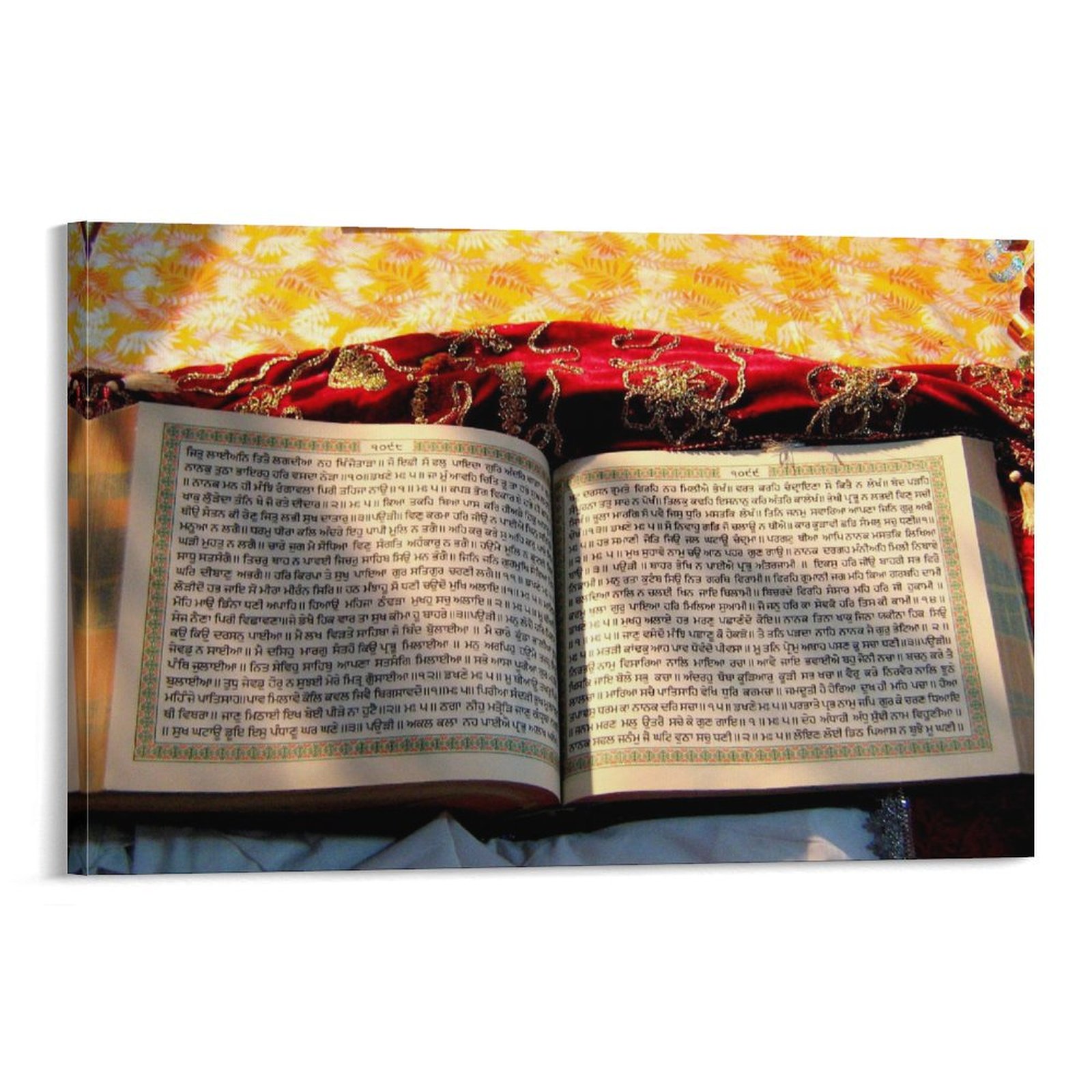 Guru Granth Sahib Ji Poster Print Poster Cool Artworks Painting Wall Art Canvas Prints Hanging ...