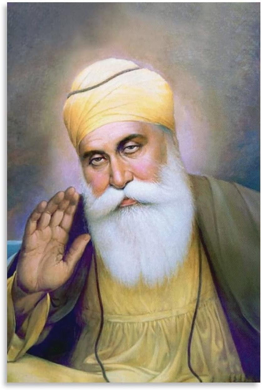 Guru Nanak Dev Ji Artworks Print Cool Poster Art Prints Wall Painting ...