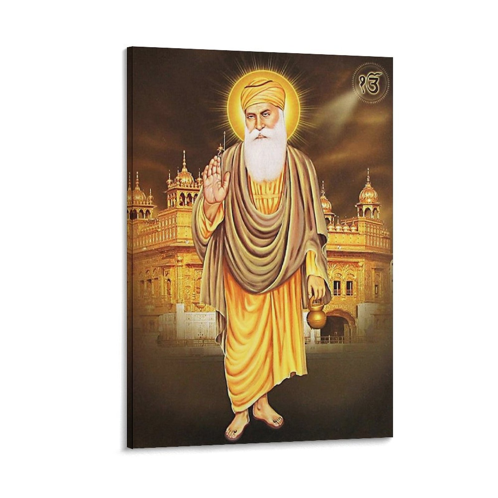 Guru Nanak Dev Ji Poster Art Gifts Canvas Painting Poster Wall Art ...