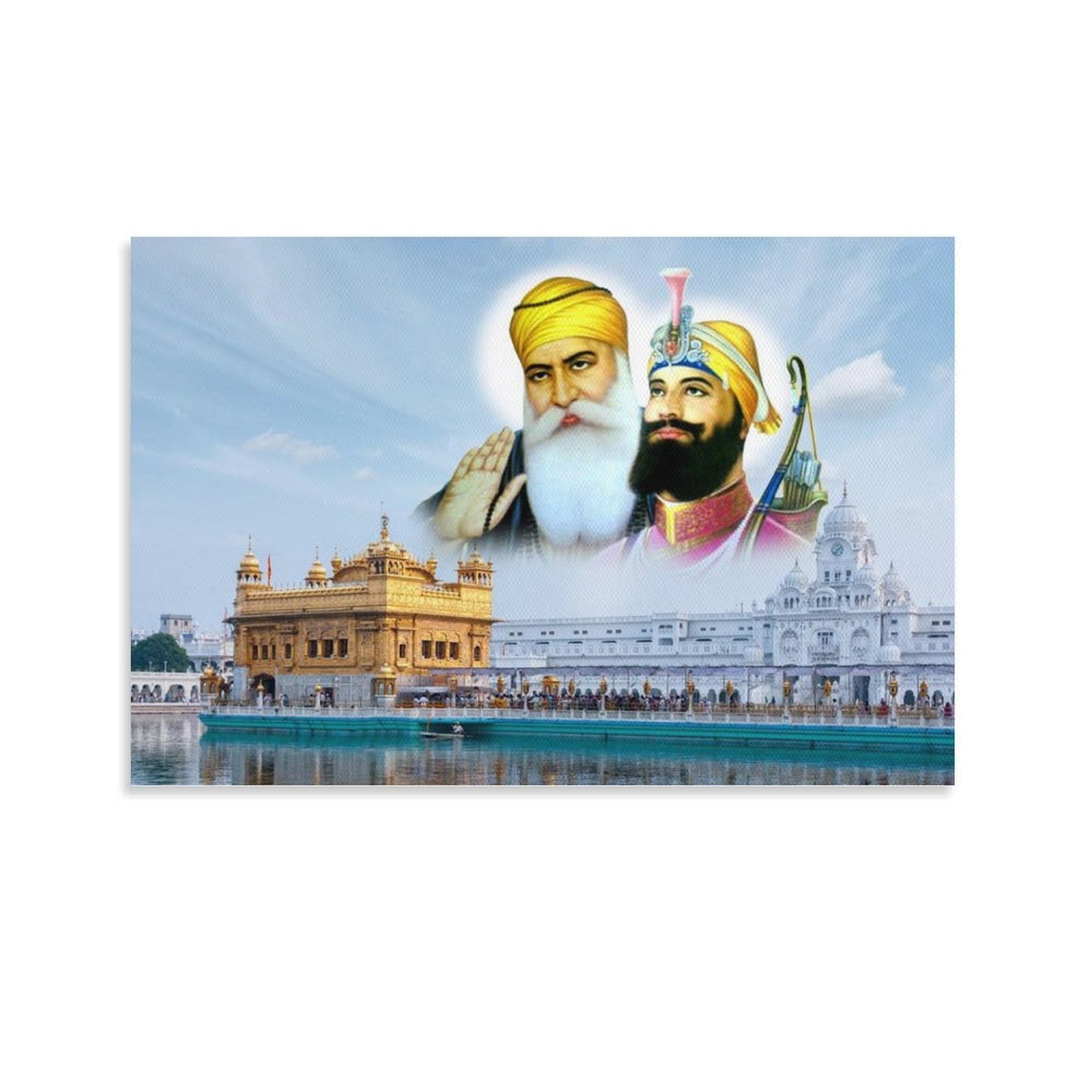 Guru Nanak Dev Ji Poster Guru Gobind Singh Wall Art Poster Gifts ...