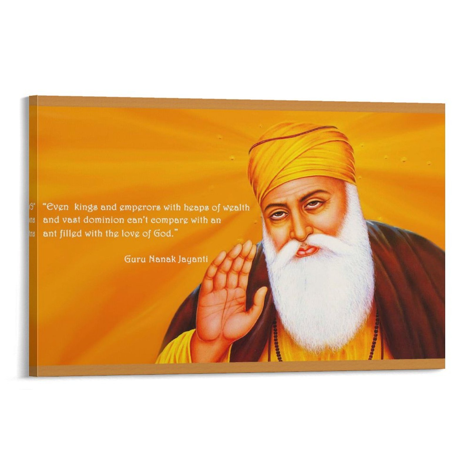 Guru Nanak Dev Ji Poster Print Room Aesthetic Poster Print Art Wall ...