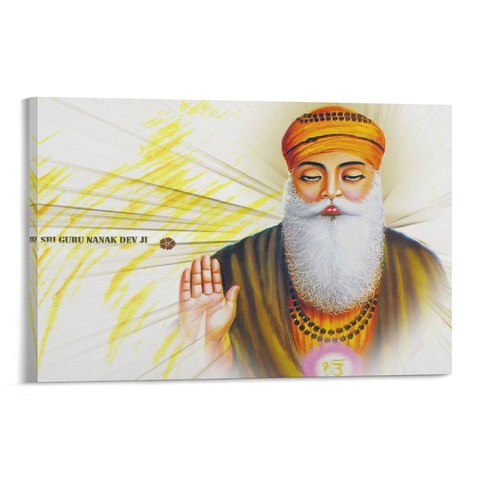Guru Nanak Dev Ji Posters Gifts Canvas Painting Poster Wall Art Decorative Picture Prints Modern ...