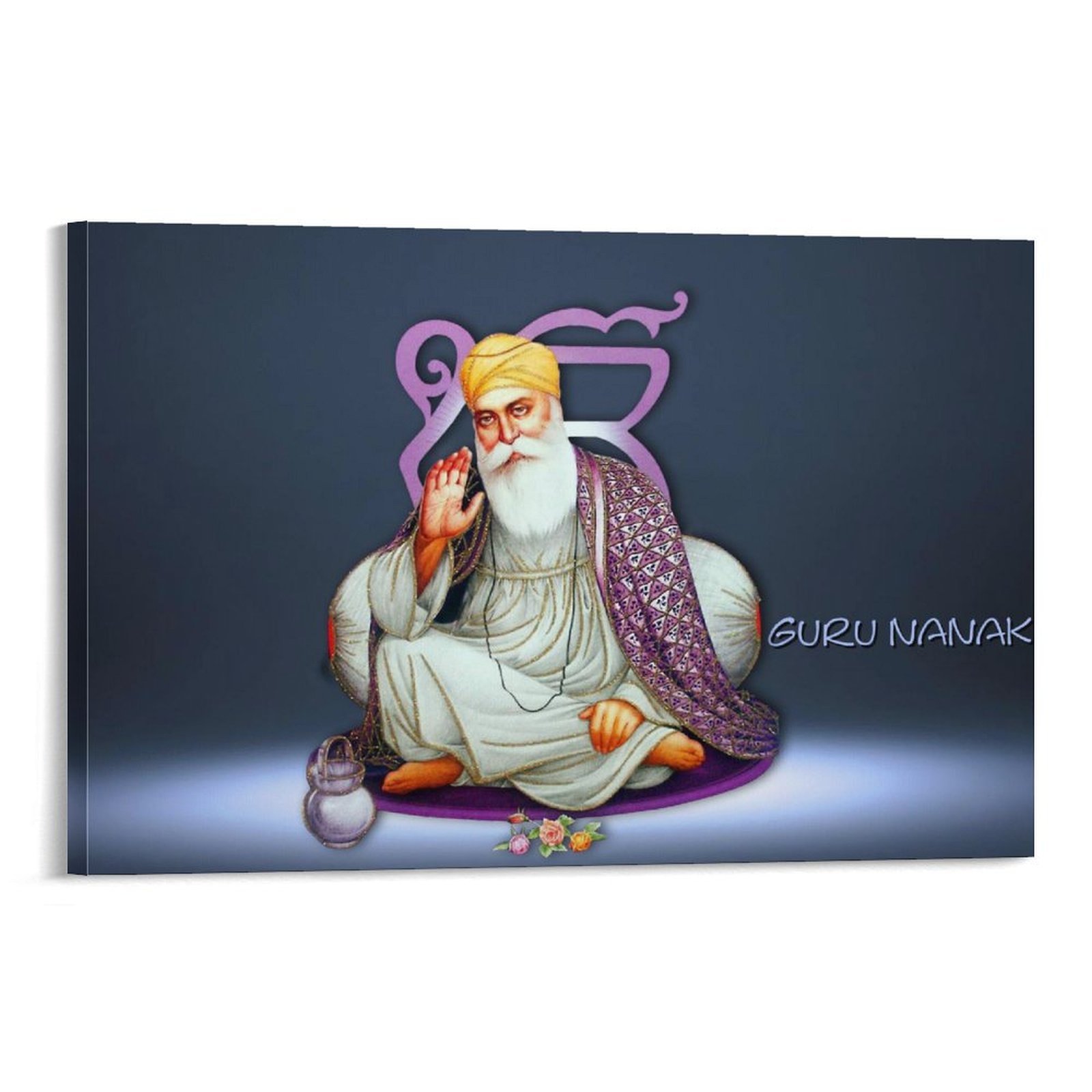 Guru Nanak Dev Ji Posters Prints Canvas Wall Art Poster Decorative ...