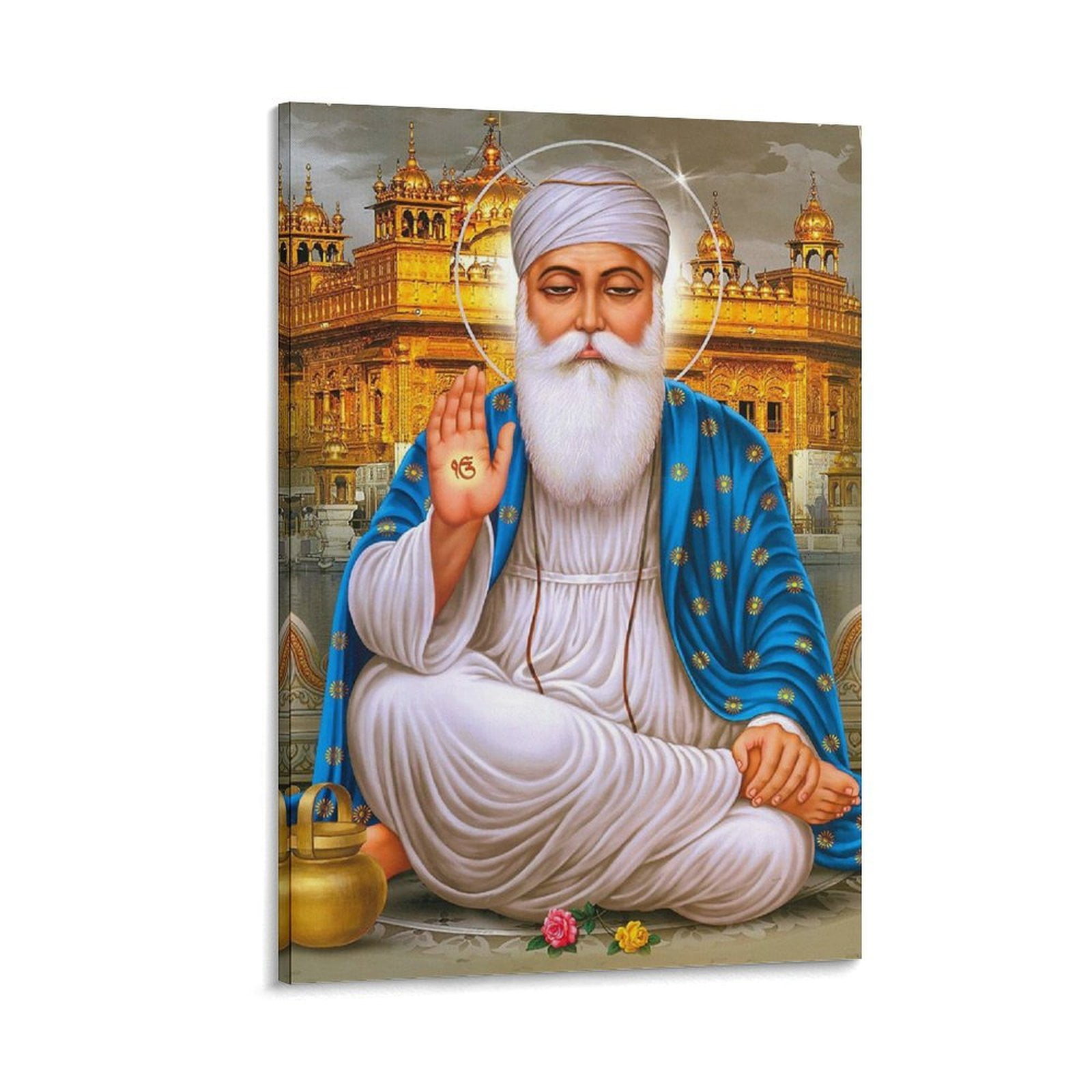 Guru Nanak Dev Ji Prints Painting (10) Picture Print Canvas Poster Wall ...