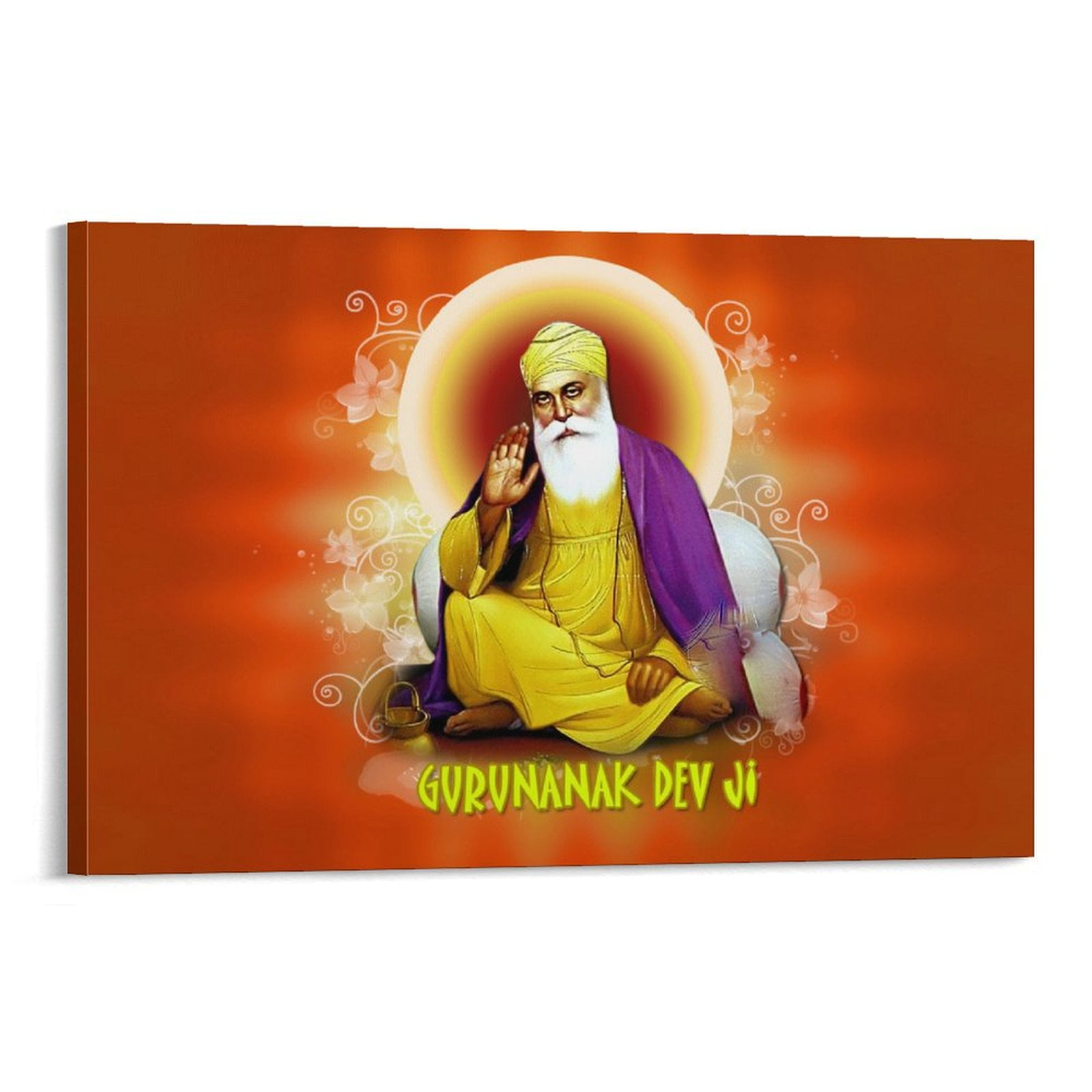 Guru Nanak Dev Ji Prints Painting (11) Print Photo Art Painting Canvas ...