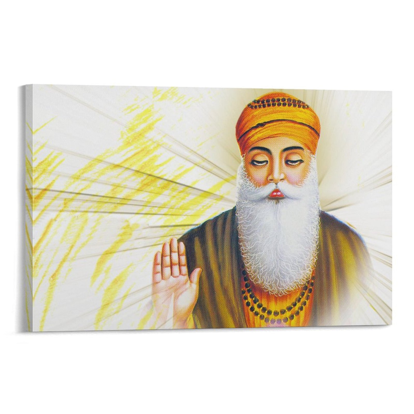 Guru Nanak Dev Ji Prints Painting (12) Art Poster Canvas Painting Decor ...