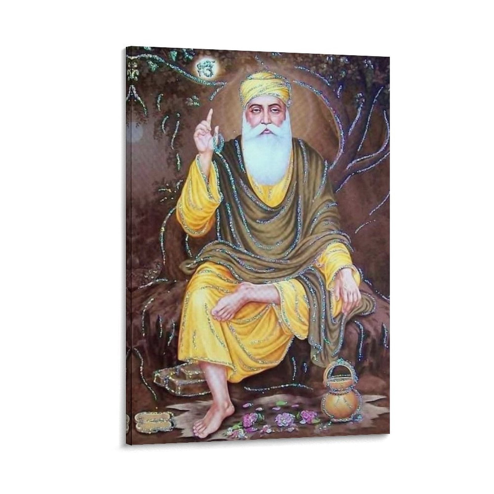 Guru Nanak Dev Ji Prints Painting (16) Print Photo Art Painting Canvas ...