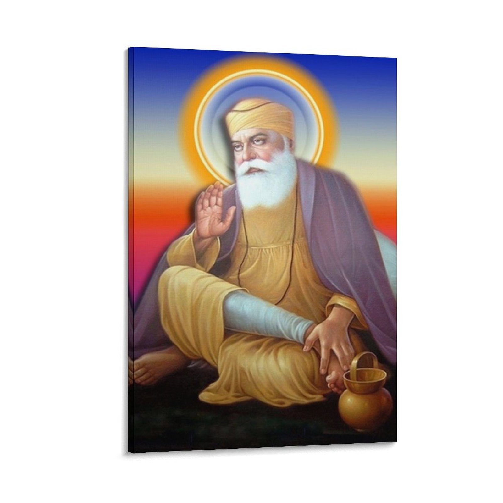 Guru Nanak Dev Ji Prints Painting (21) Gifts Canvas Painting Poster ...