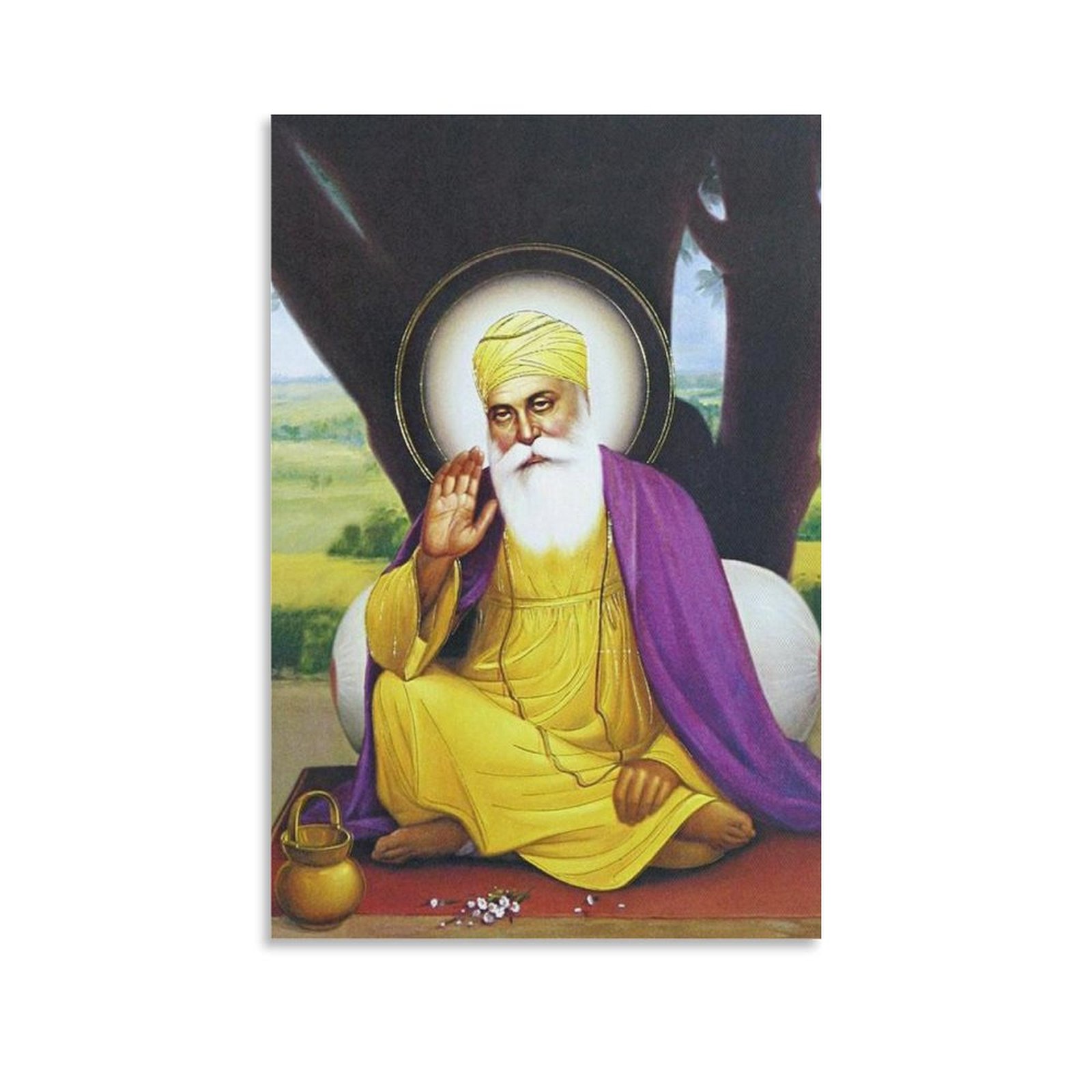 Guru Nanak Dev Ji Prints Painting (32) Posters Art Print Wall Photo ...