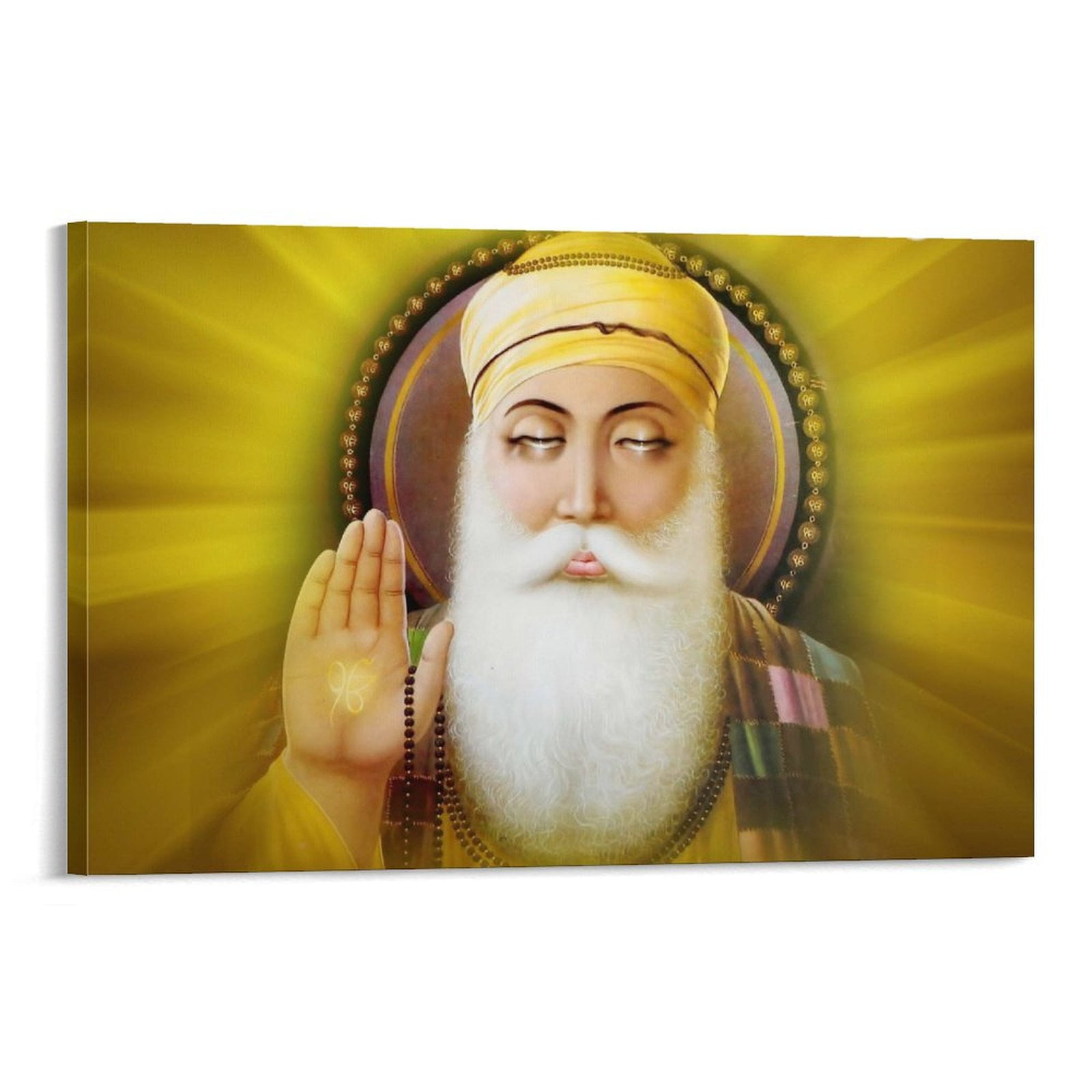 Guru Nanak Dev Ji Prints Painting (34) Posters Wall Art Painting Canvas Gift Living Room Prints ...