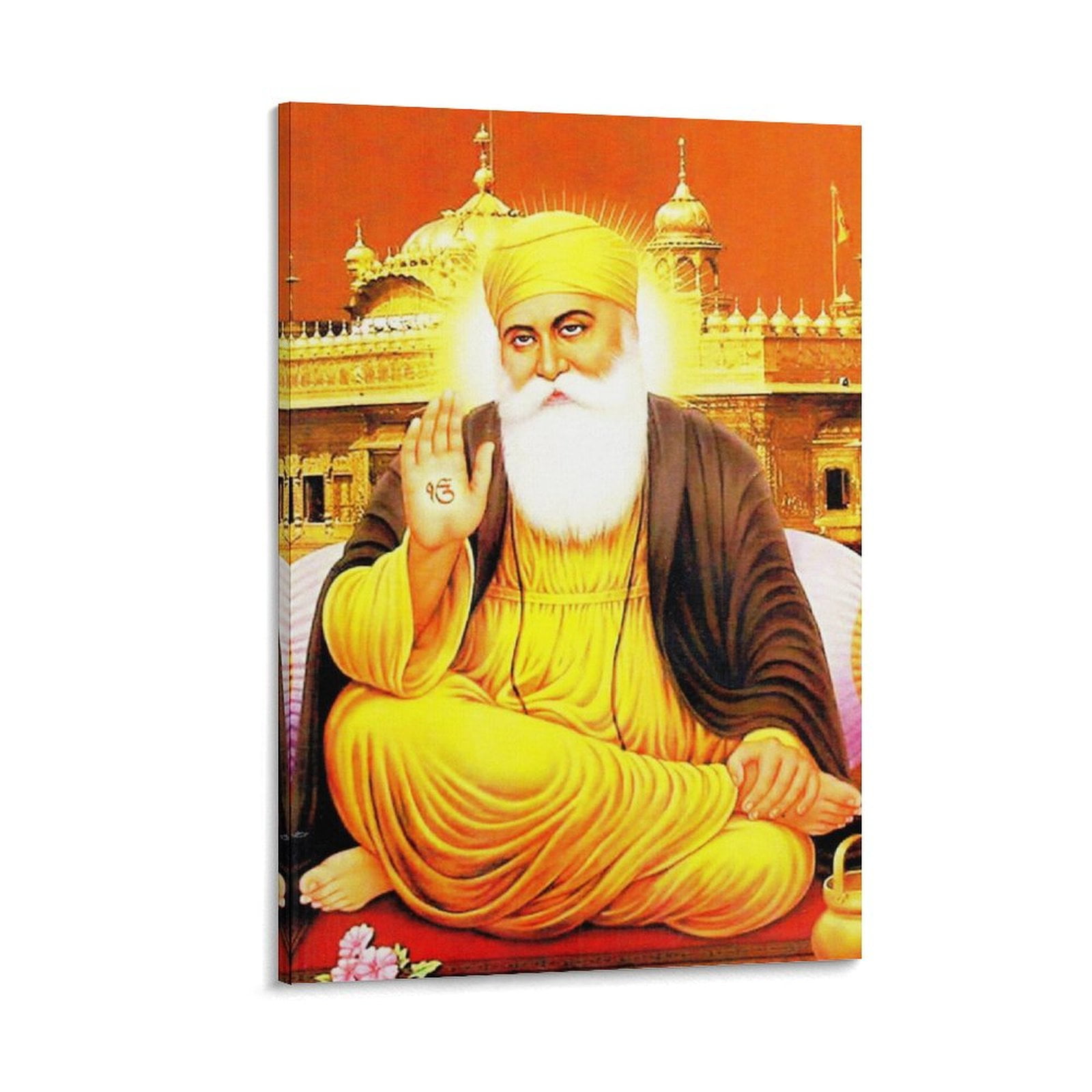 Guru Nanak Dev Ji Prints Painting (39) Posters Wall Art Painting Canvas ...