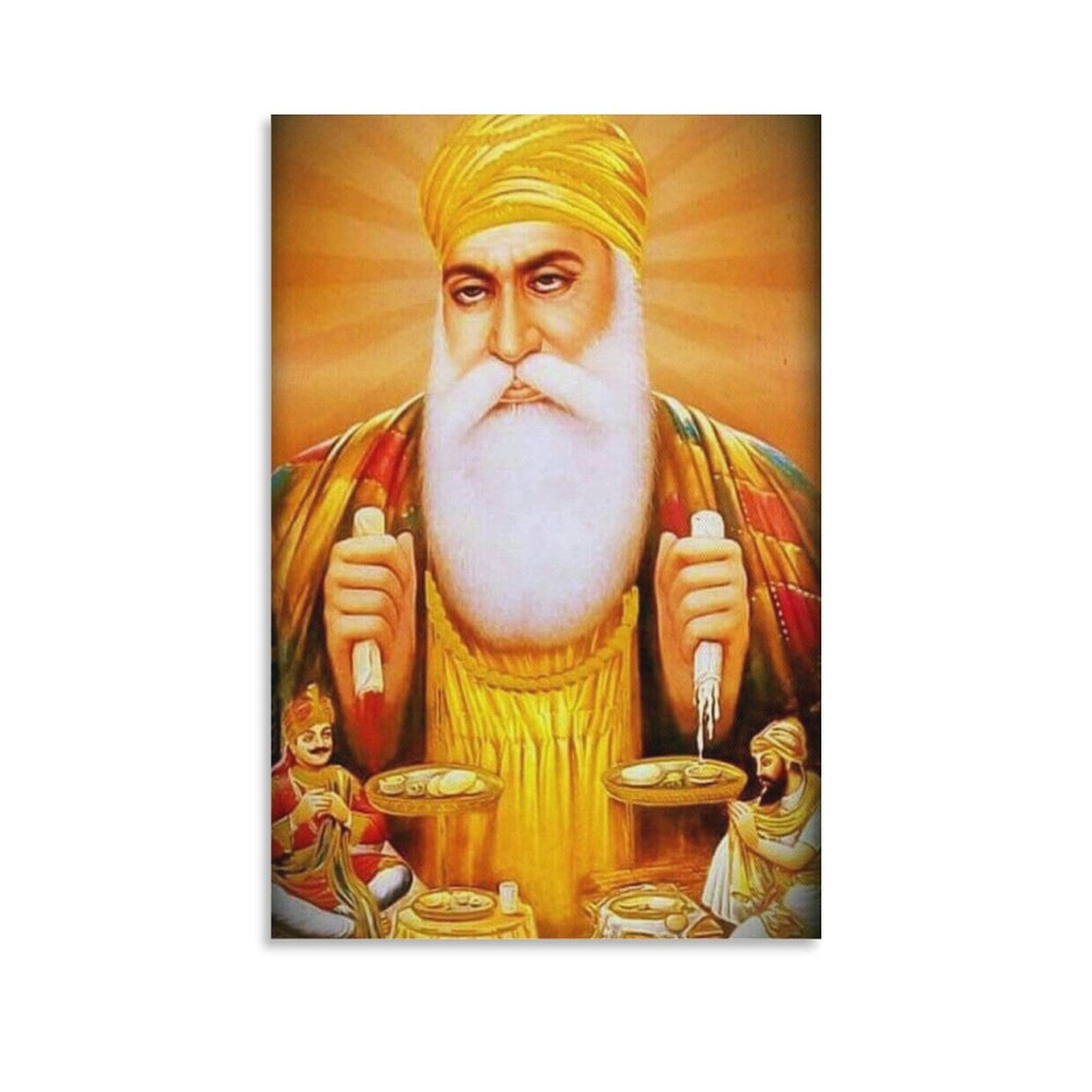 Guru Nanak Dev Ji Prints Painting (7) Poster Decorative Painting Canvas ...