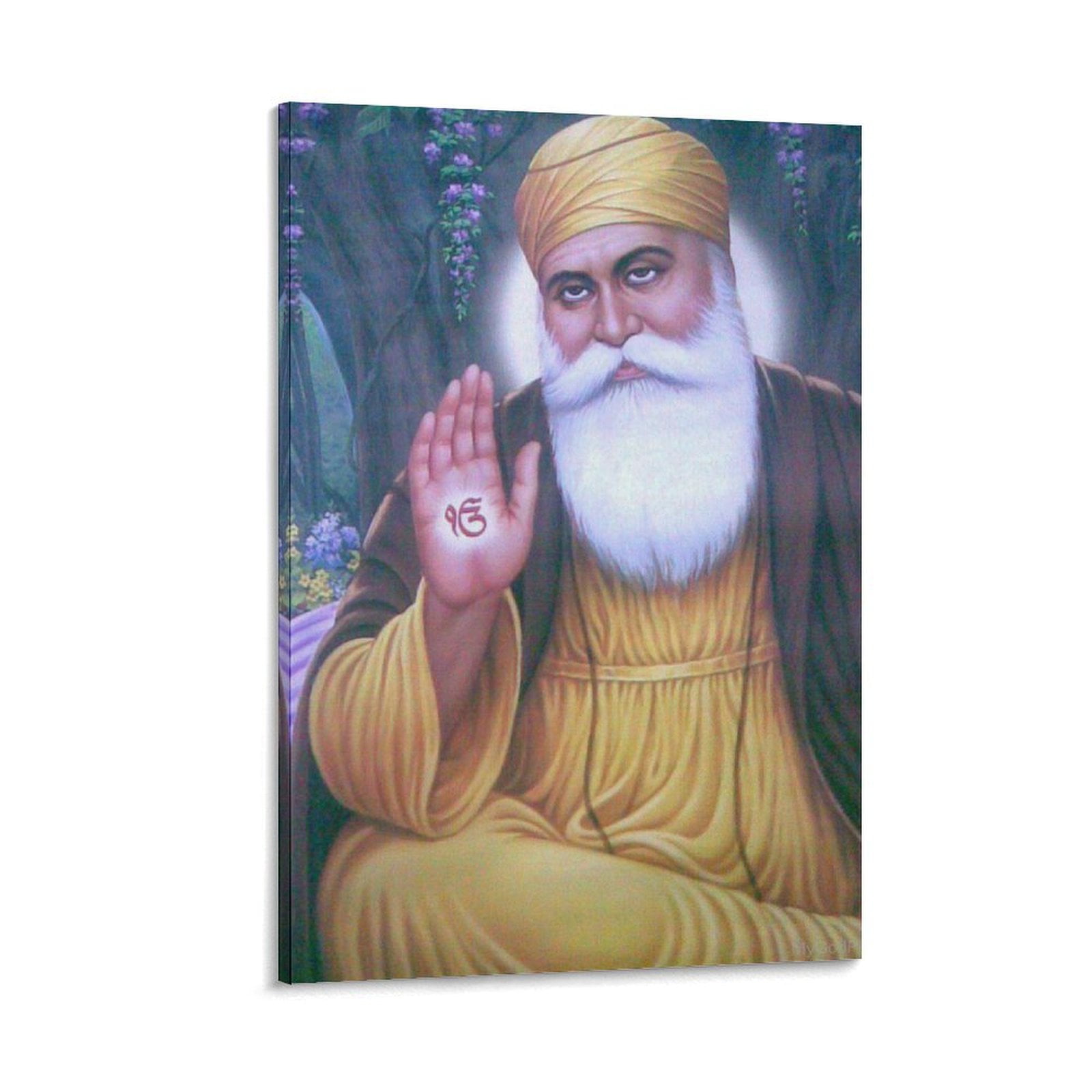Guru Nanak Dev Ji Room Aesthetic Poster Print Art Wall Painting Canvas ...