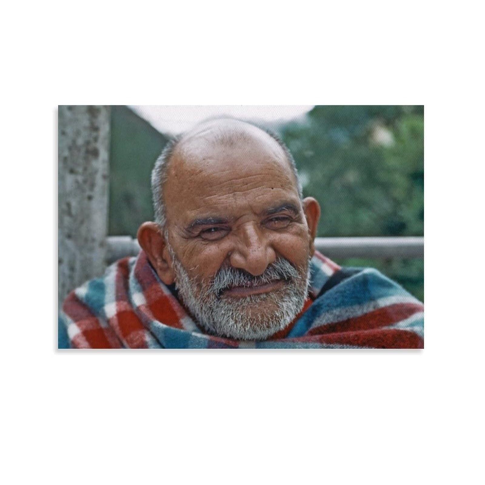 Guru Neem Karoli Baba Canvas Posters And Wall Art Pictures For Room ...