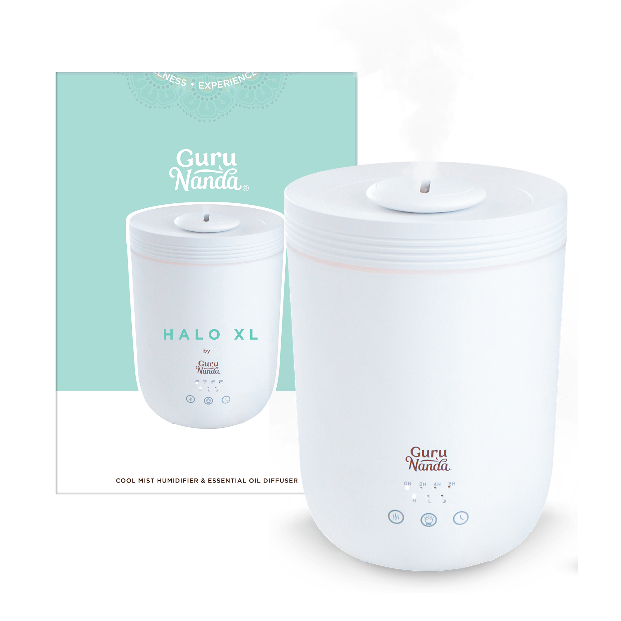 Guru Nanda Waterless Wall Plug-In Diffuser - White - Walmart.com