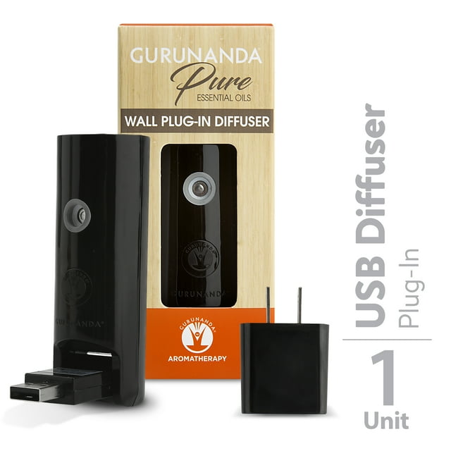 GuruNanda Natural Oil Diffuser, Black - Walmart.com