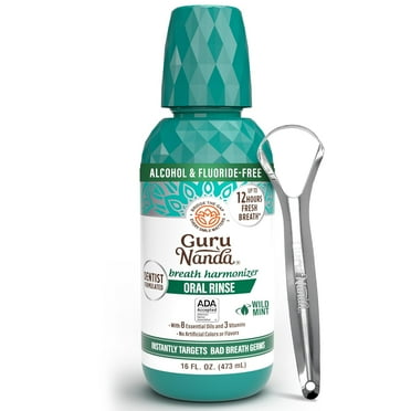 Guru Nanda Wild Mint Concentrated Mouthwash, 2 oz, 2 Pack - Walmart.com