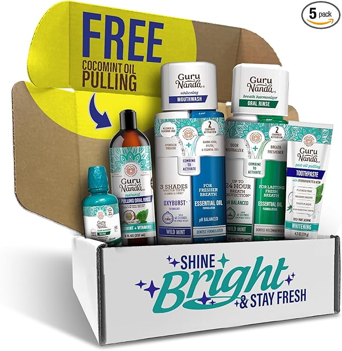 GuruNanda Shine Bright Stay Fresh Dual Barrel Whitening and Breath ...