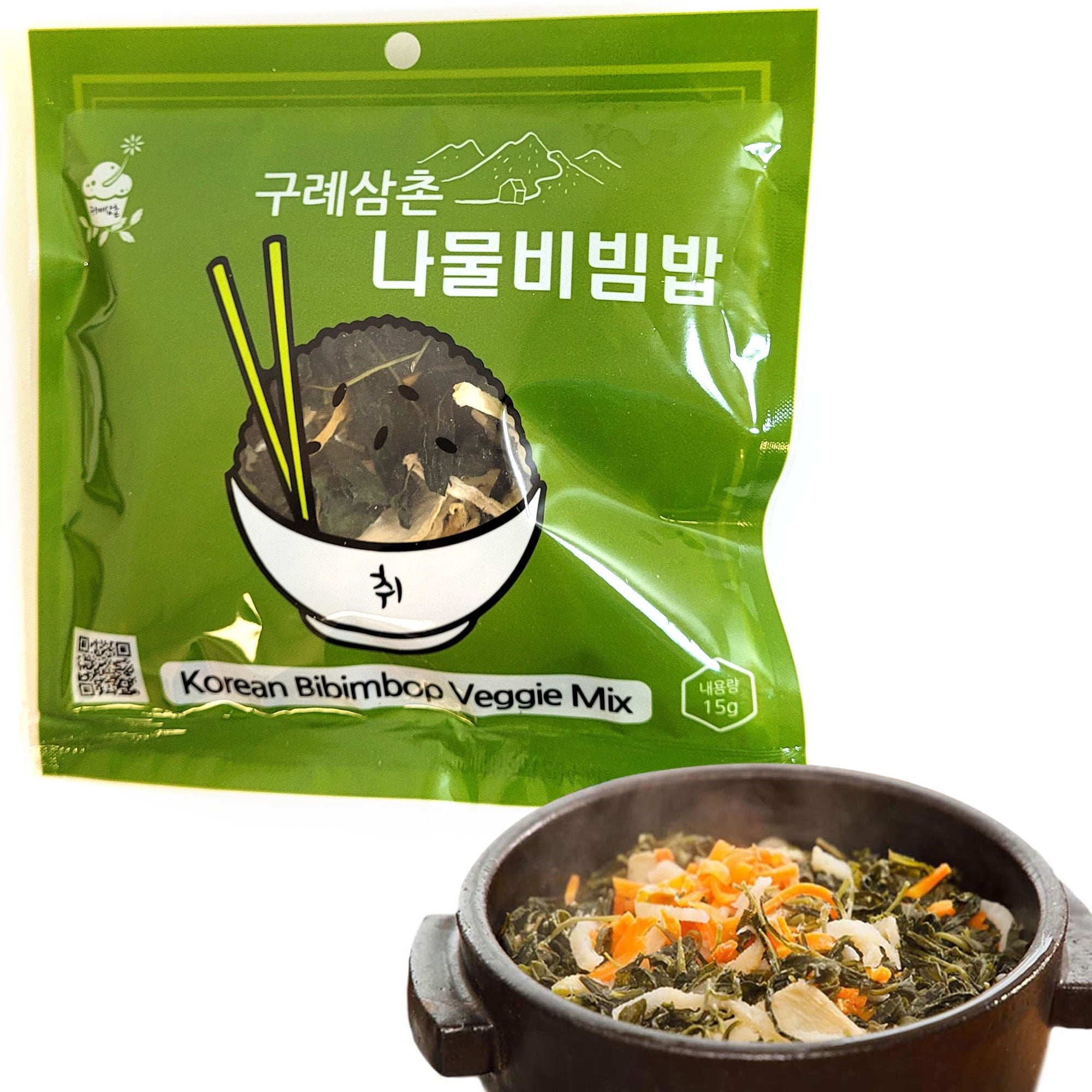 Gurye Uncle Korean Bibimbap Veggies Dried Vegetables Mix, Serving 1-2 ...