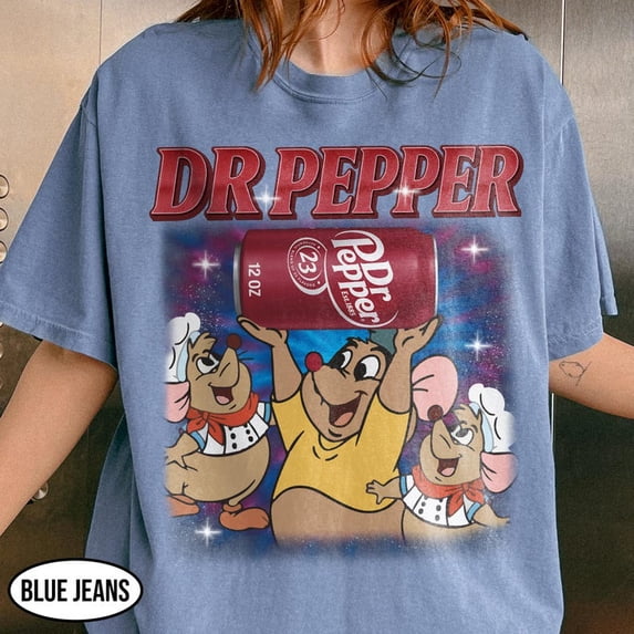 Gus Gus Character Graphic Tee, Dr Pepper Reference Shirt, Disney ...