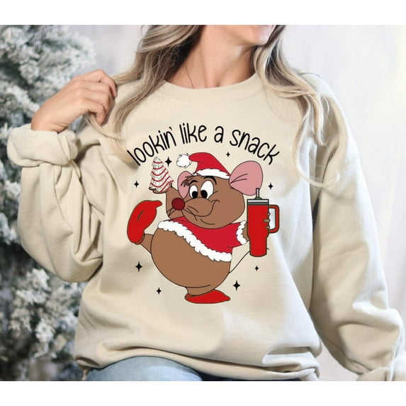 Gus Gus Looking Like A Snack Christmas Sweatshirt, Cute Christmas ...