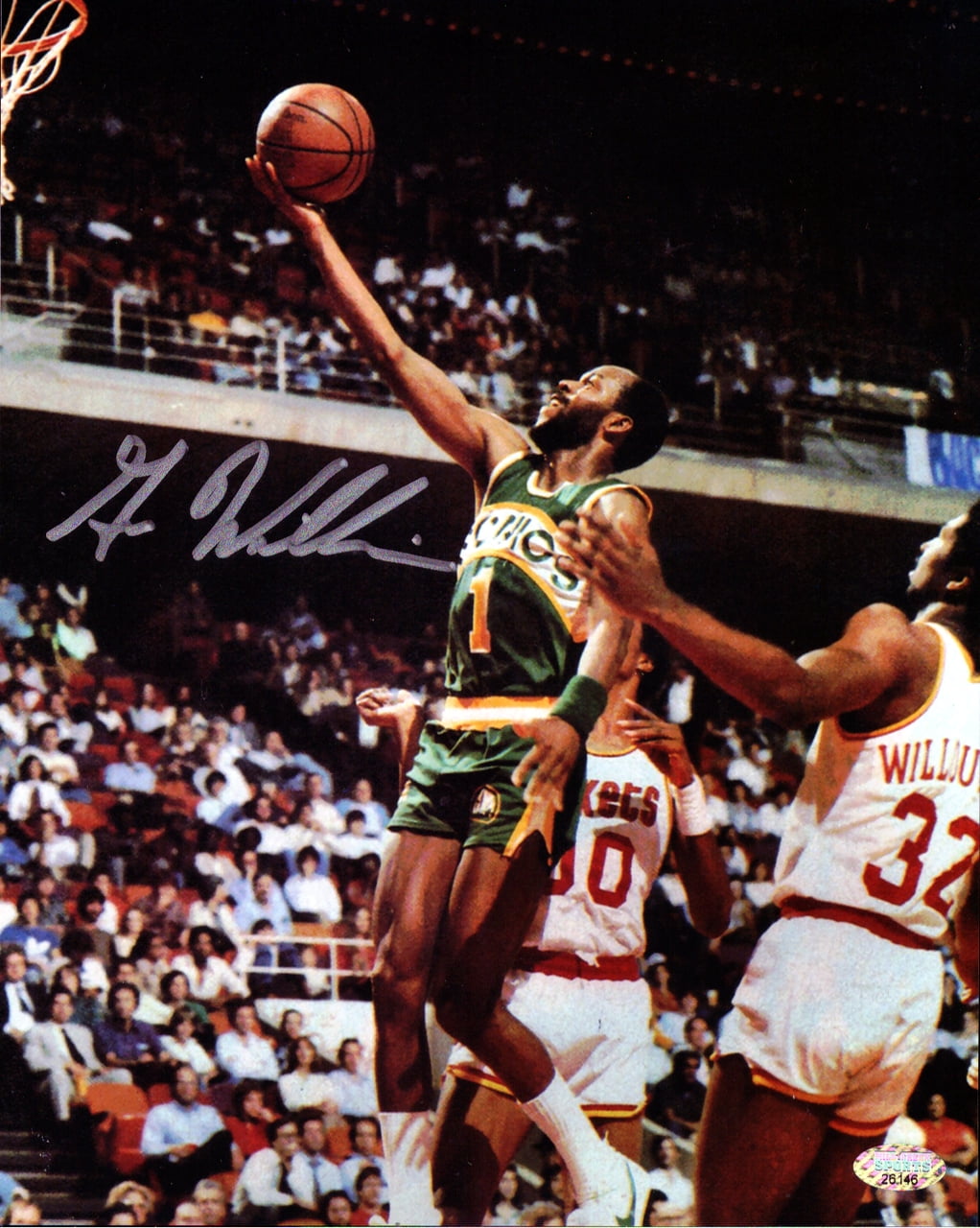 Gus Williams Autographed 8x10 Photo Seattle Sonics MCS Holo 106818 ...
