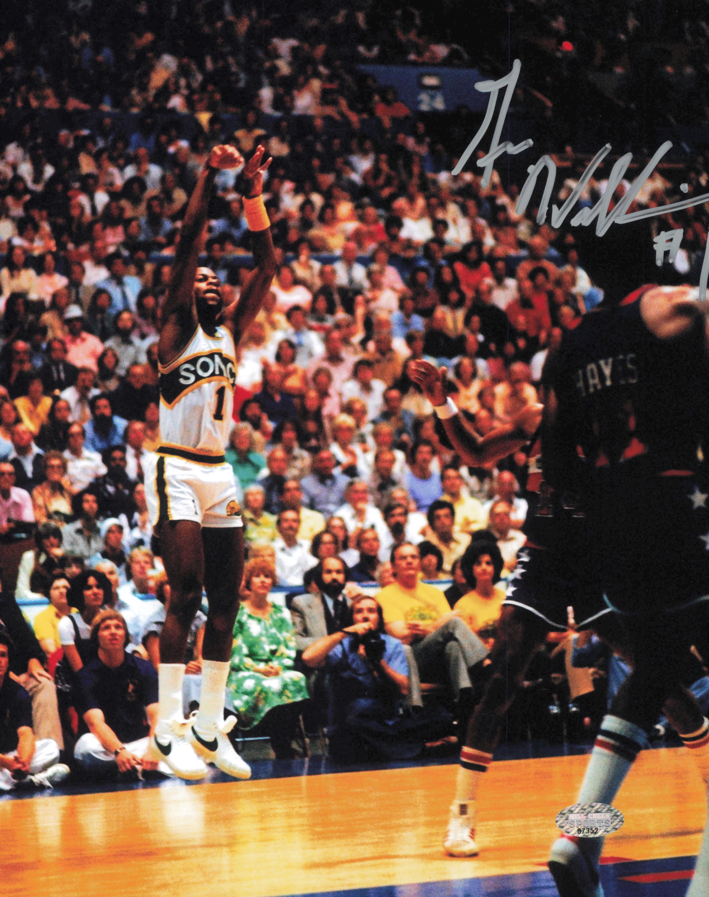Gus Williams Autographed 8x10 Photo Seattle Supersonics MCS Holo #87352 ...