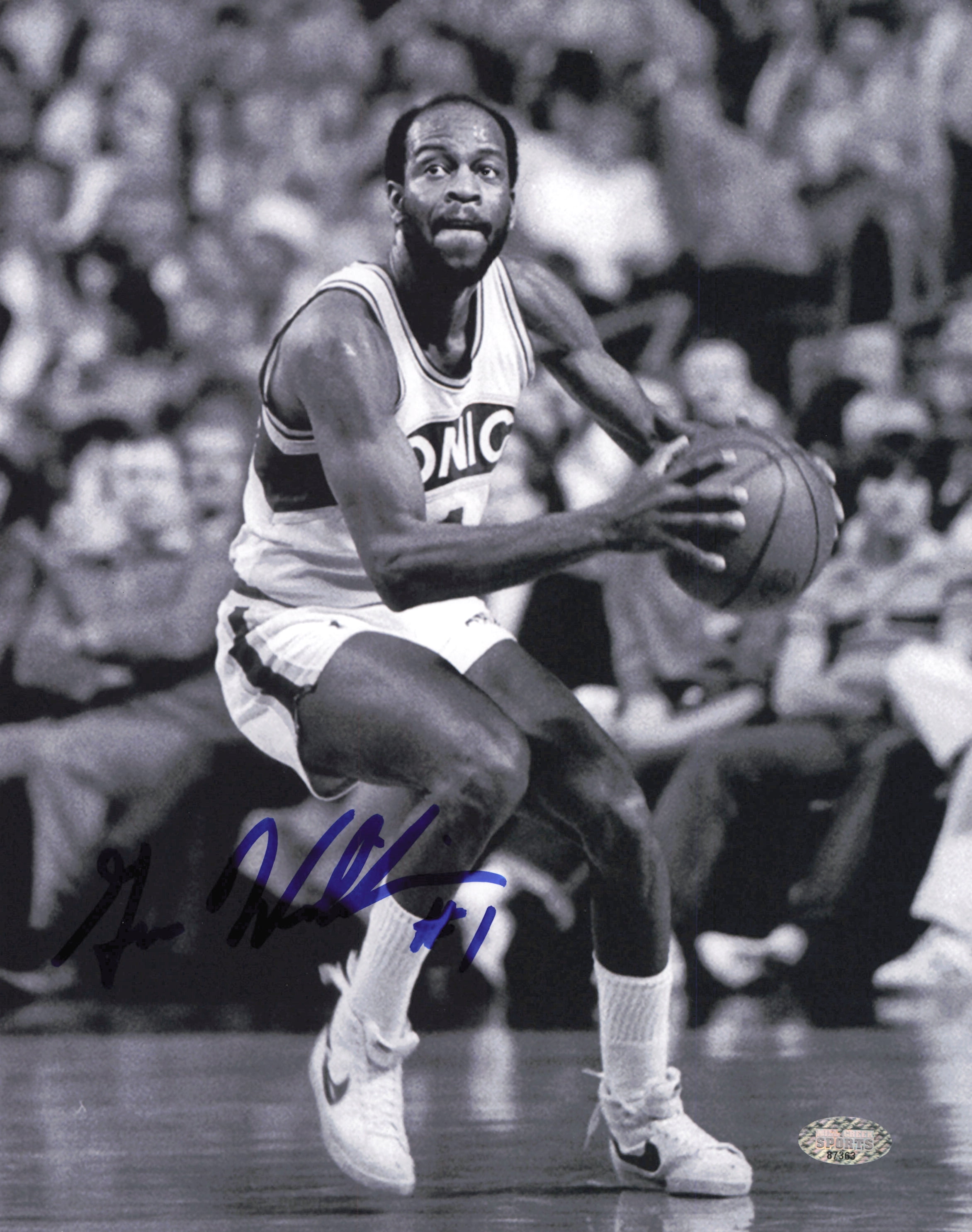 Gus Williams Autographed 8x10 Photo Seattle Supersonics MCS Holo #87363 ...