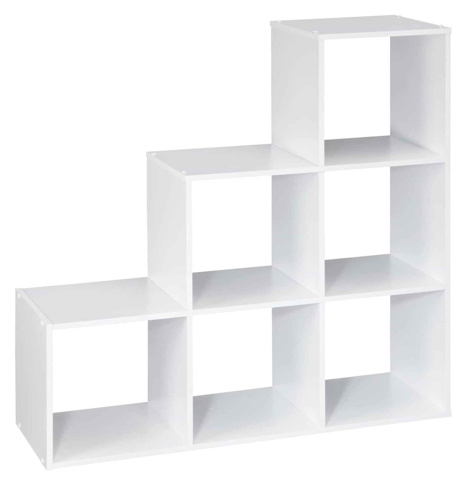 GusaPl Cubeicals 3-2-1 Cube Storage Shelf Organizer Bookshelf, 3 Tier ...