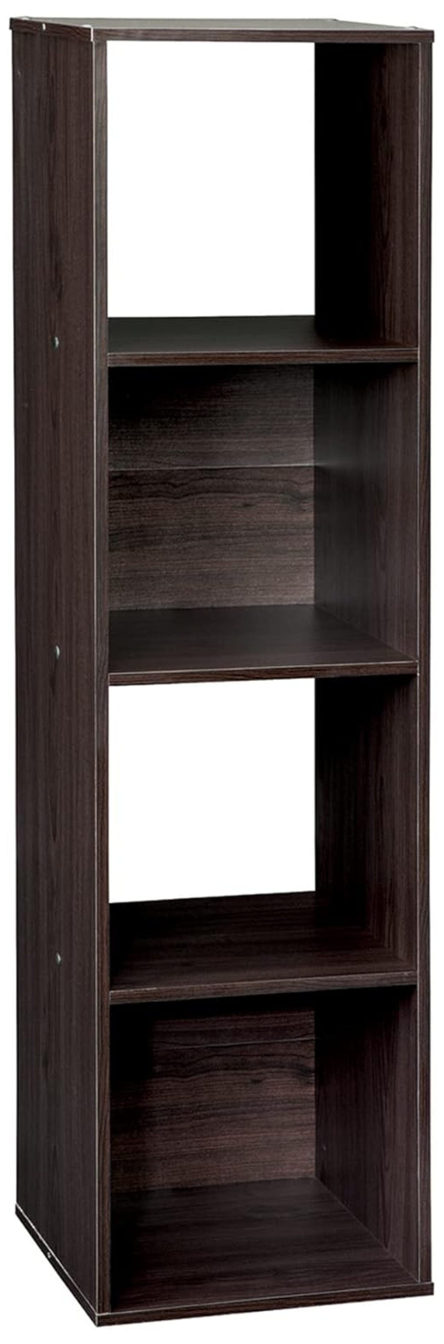 GusaPl Cubeicals 4 Cube Storage Shelf Organizer Bookshelf, Stackable ...