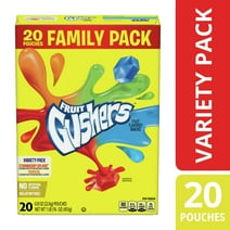 Fruit Snacks Gushers Mega Pack Variety Pack 20 Pouches 0.9 oz Each ...
