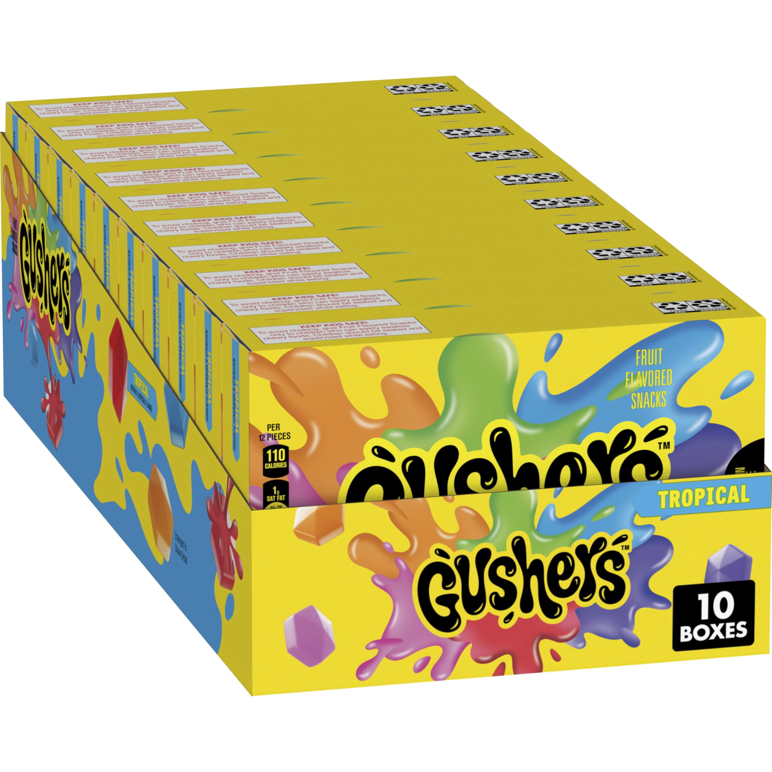 Gushers Tropical Movie Box YYF14 Fruit Flavored Snacks - Walmart.com
