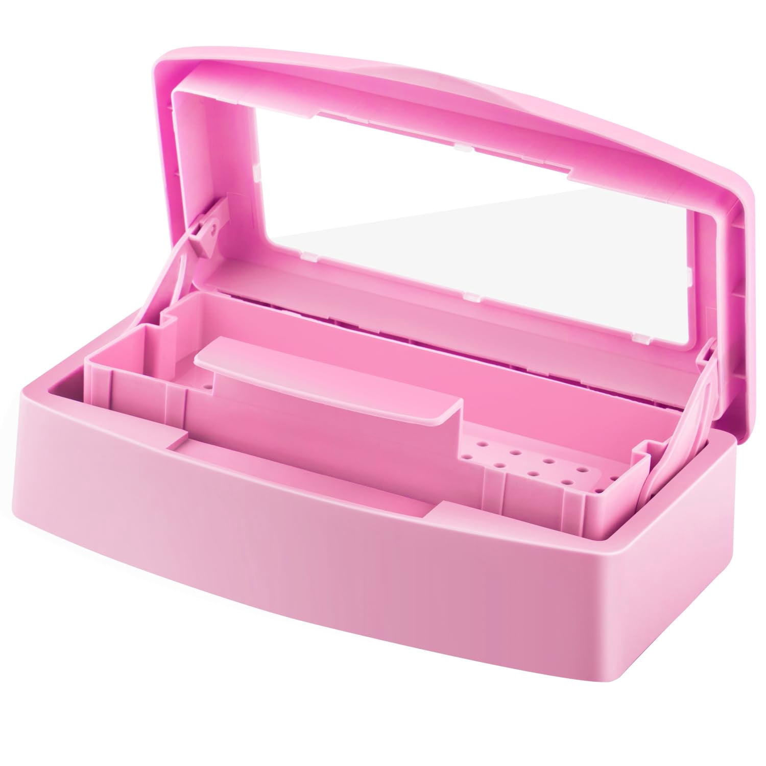 Gusnilo Nail Tool Sterilizer Box barbicide Disinfectant Jar Plastic ...