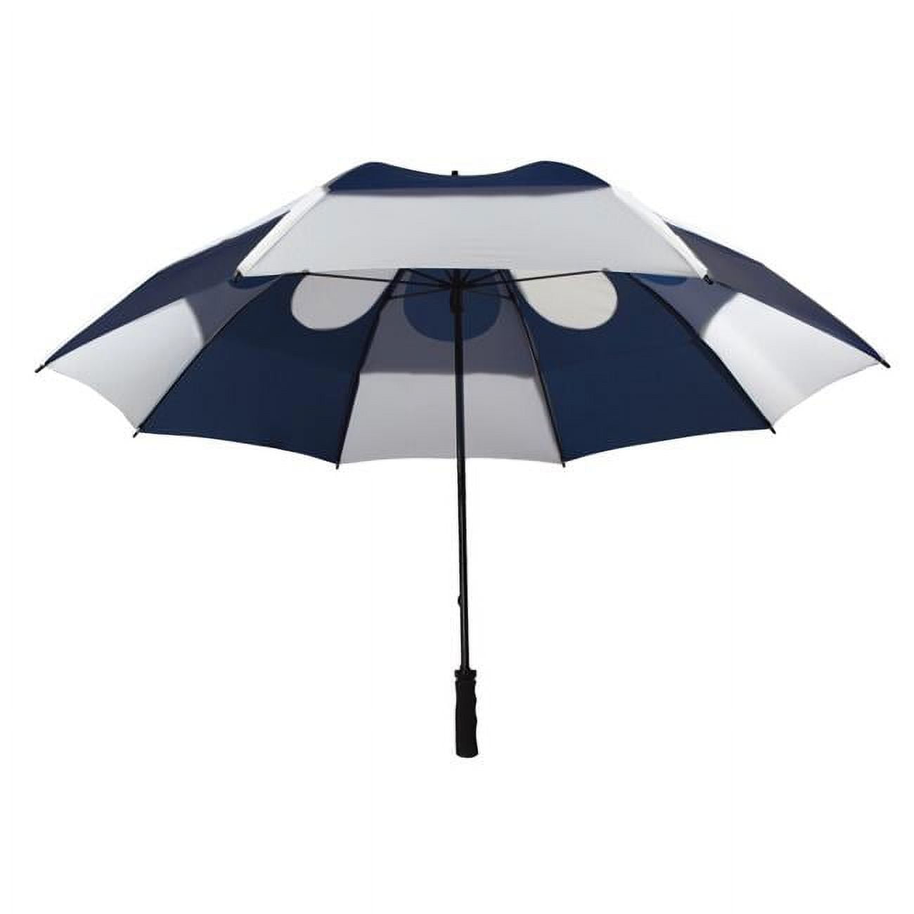 GustBuster 55162NA-WH Pro Series Gold Golf Manual Umbrella, Navy ...