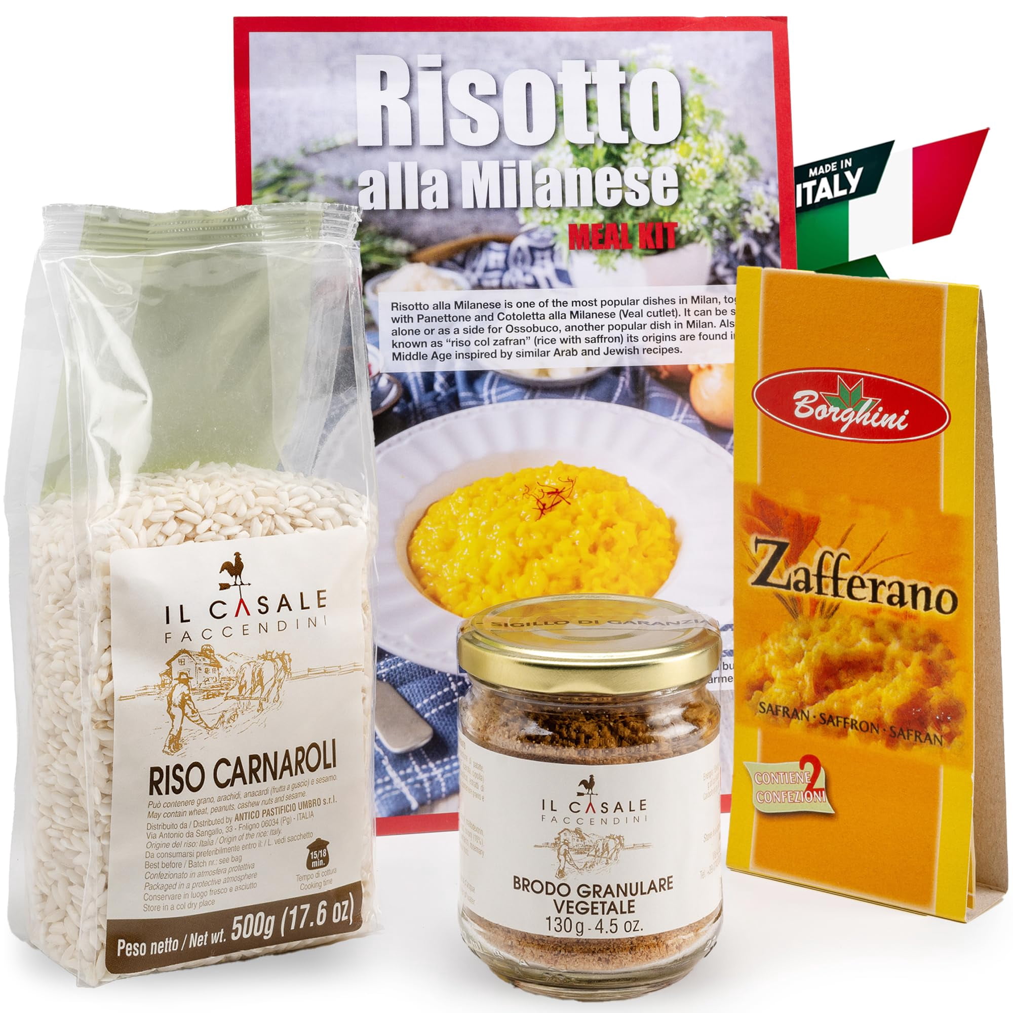 Gusta Risotto alla Milanese DEF29 Meal Kit - Made in Italy - Gourmet ...